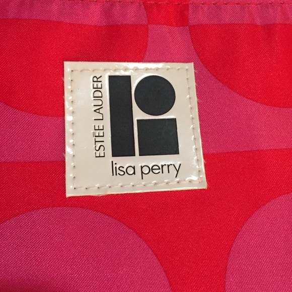 Estee Lauder | Bags | New Este Lauder Lisa Perry Pink Makeup Bag | Poshmark